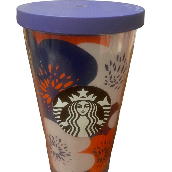 Other | Starbucks Flower 24 Oz Cold Cup Preowned | Poshmark